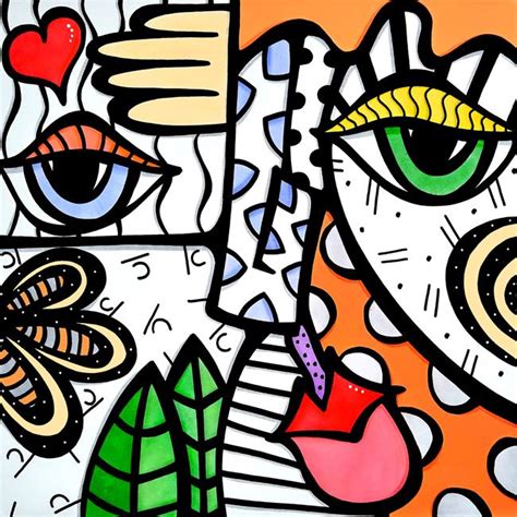 Original Abstract Pop Art Hold My Hand By Thomas C Fedro From Pop Art