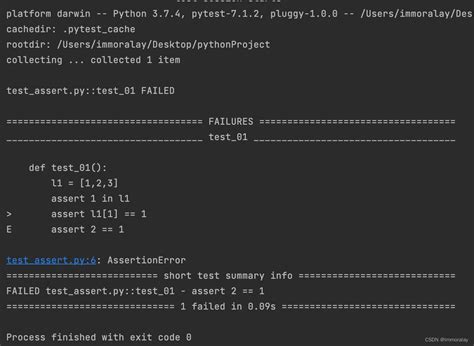 接口自动化框架之python pytest断言assert（一） 接口自动化 assert 忽视 csdn博客