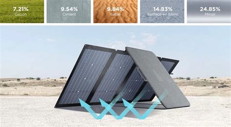 EcoFlow Panneau Solaire 220W Double Face