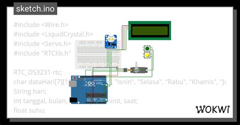 Arduino Uno Pet Automatic Feeder Copy Wokwi ESP32 STM32 Arduino