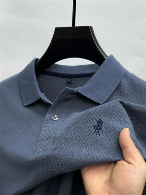2024 High End Marka 100 Saf Pamuk K Sa Kollu POLO G MLEK Erkekler I In