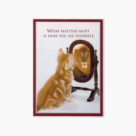 What Matters Most Is How You See Yourself Art Board Print For Sale By