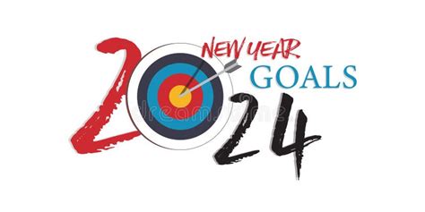 2024 New Year Business Goals Stock Illustration Illustration Of 2024
