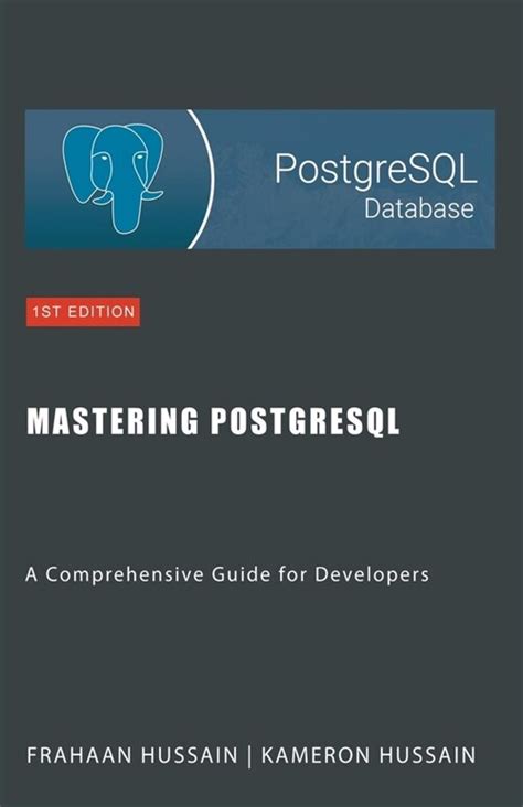 알라딘 mastering postgresql a comprehensive guide for developers paperback
