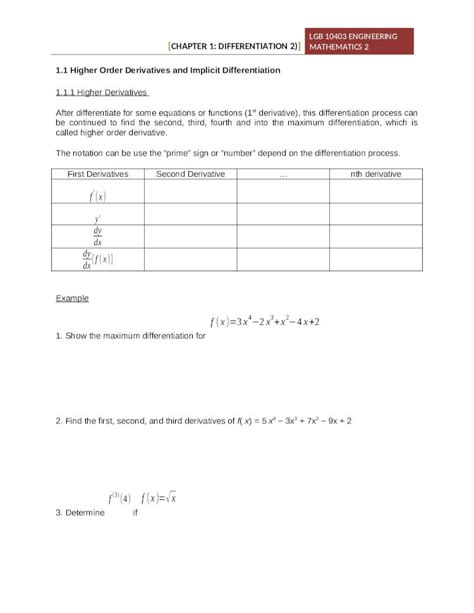 docx differentiation high order and implicit dokumen tips
