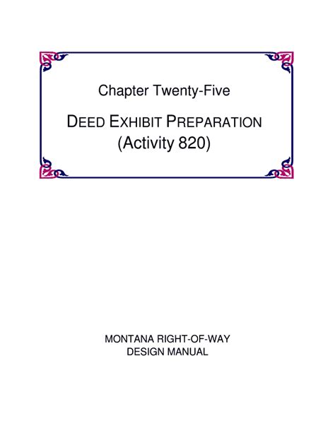Fillable Online Fillable Deed Exhibit Preparation Fax Email Print