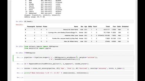 handling missing values in data knnimputer distance based imputation youtube