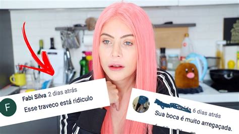 LENDO COMENTÁRIOS MALDOSOS SOBRE MINHA APARÊNCIA YouTube