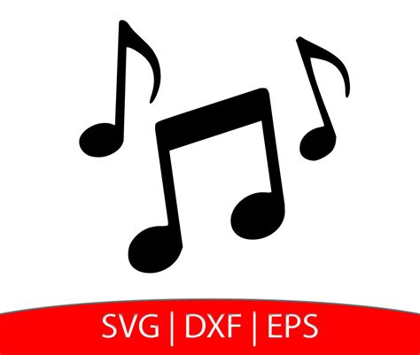 Music Notes Svg Music Notes Silhouette Svg Music Notes Etsy Canada