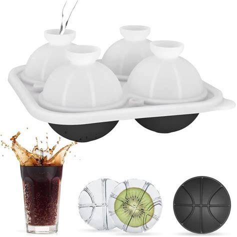 Lot De Moules Gla Ons En Silicone D Basketball Noir Avec