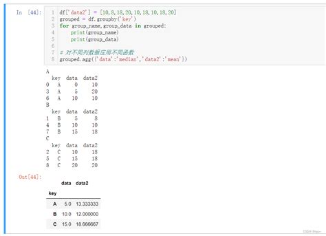 pandas数据分析之分组聚合 csdn博客