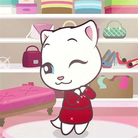Angela Mini In Talking Tom Wallpaper Cats