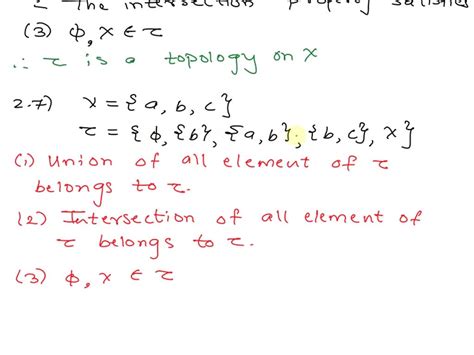 solved exercise 2 6 let x a b c let t âˆ… a a b x is t a topology on x example 2