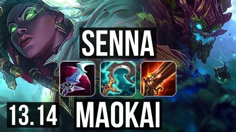 SENNA Karthus Vs MAOKAI Xayah SUP 7 1 17 800 Games 1 1M