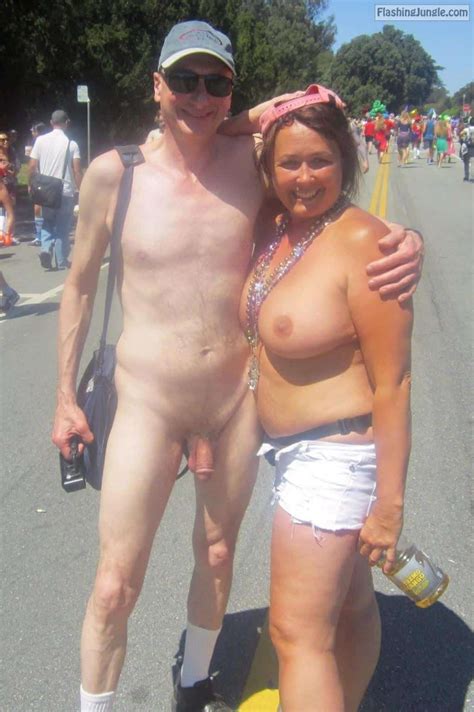 Naked Couple In Public Folsom Street Fair Exhibitionist Brucie Real