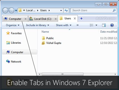 Tip Enable Windows Like Tabs In File Explorer In Windows And