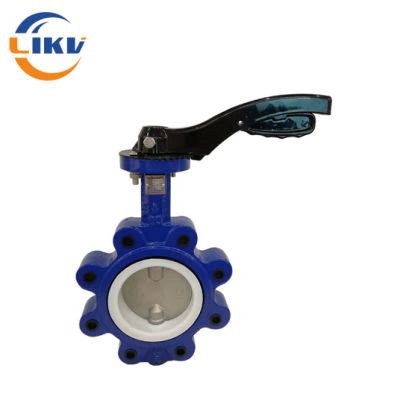 Industrial DN100 Pn16 Ductile Iron Rubber Seat Full Lug Type Butterfly