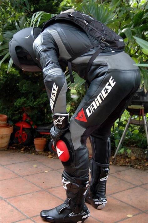 Bikes Leathers Bikers And Just A Touch Of Rubber With Images Racing Suit Bike Leathers