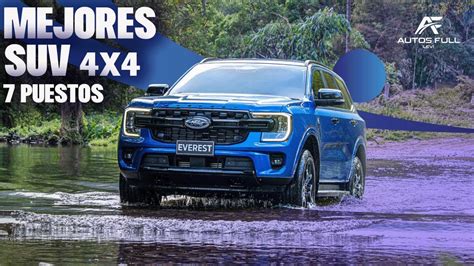 Top 3 Mejores SUV 4X4 Para 7 Ocupantes Ford Everest 2023 YouTube
