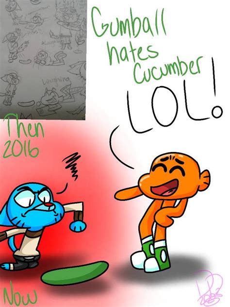 Day 23 Gumball And The Cucumber By Diamonddragon2003 On Deviantart