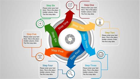 Step Arrow Circle Infographics Powerpoint Template Youtube