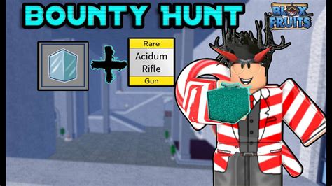 Acidum Rifle And Ice Combo Bounty Hunting Blox Fruits Roblox