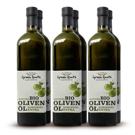 DE ÖKO 006 Bio Koroneiki Olivenöl extra nativ aus Griechenland 1 l