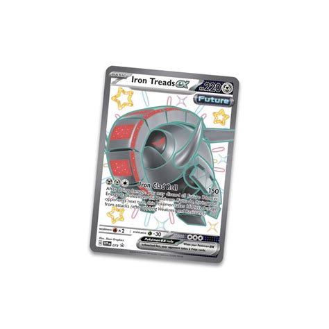 Pokémon TCG Scarlet Violet Paldean Fates Tin Shiny Iron Treads ex