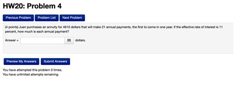 solved hw20 problem 4 previous problem problem list next