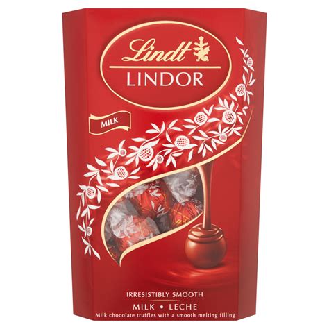 Lindt Lindor Milk Chocolate Truffles Carton 337 G Storefront EN