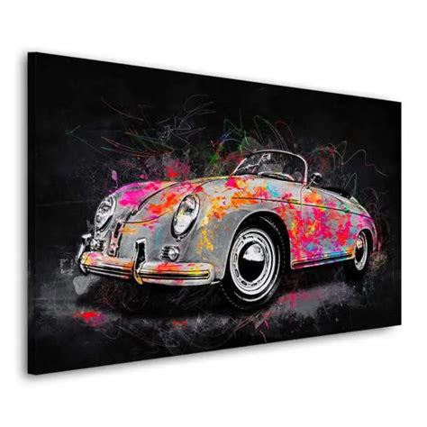 Porsche 356 Speedster Pop Art Leinwandbild Bestellen