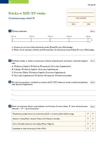 Historia Klasa 5 Test 15 V 2020 Pdf