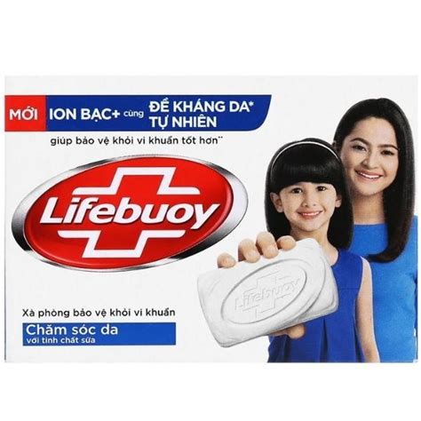 Xà bông cục Lifebuoy chăm sóc da hương dịu nhẹ 90g Giá tốt chính