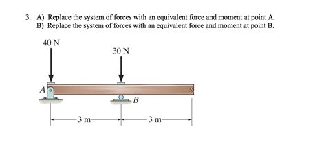 solved replace the system of forces with an equivalent force
