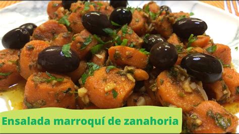 Ensalada marroquí de zanahoria YouTube