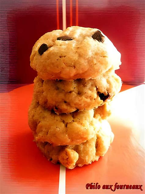 Recette de Cookies à la purée d amandes aux deux chocolats