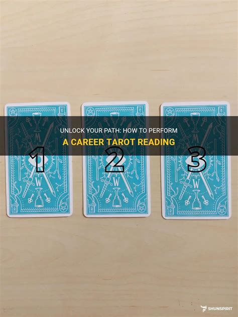 Unlock Your Path How To Perform A Career Tarot Reading Shunspirit