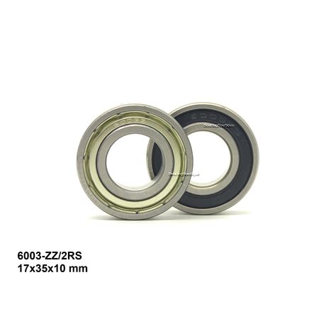 6003 zz 6003 2rs 17x35x10 mm 6003zz 60032rs Vòng bi Thép chịu lực