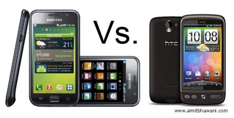 Samsung Galaxy S Vs Htc Desire Comparison Htc Mobile Phones