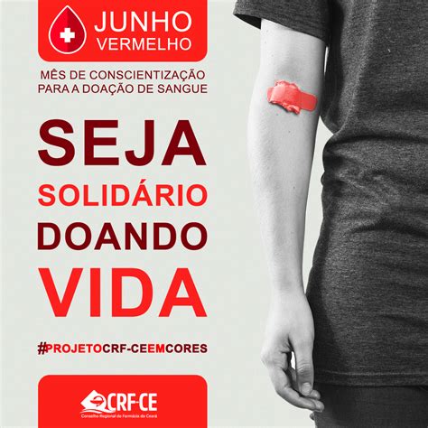 Crfceemcores Crf Ce Junho Vermelho M S De Conscientiza O Para A