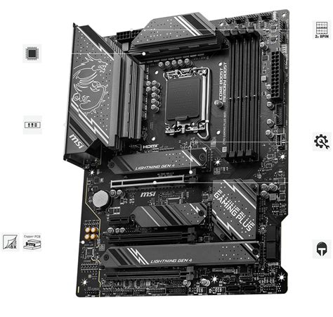 MSI Z790 GAMING PLUS WIFI ATX Intel 13th 12th Gen 14 Phases DDR5