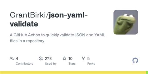 Github Grantbirki Json Yaml Validate A Github Action To Quickly
