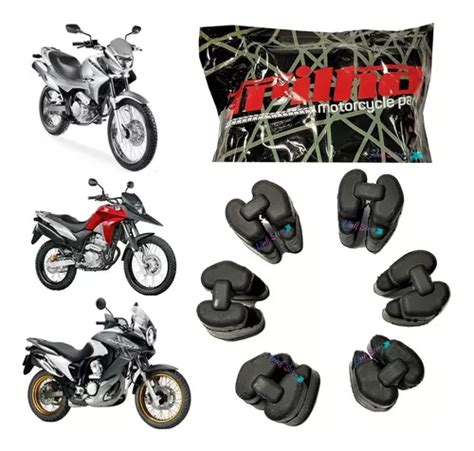 Bucha Coxim Coroa Honda Nx4 Falcon Xre 300 Xl 700v Kit 6 Pçs