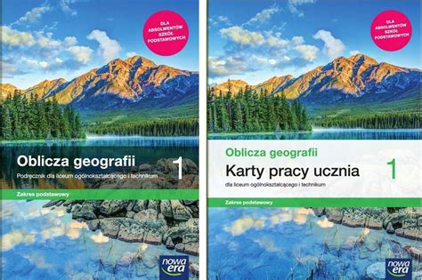OBLICZA GEOGRAFII 1 PODRĘCZNIK KARTY PRACY ZP LO 12431547497
