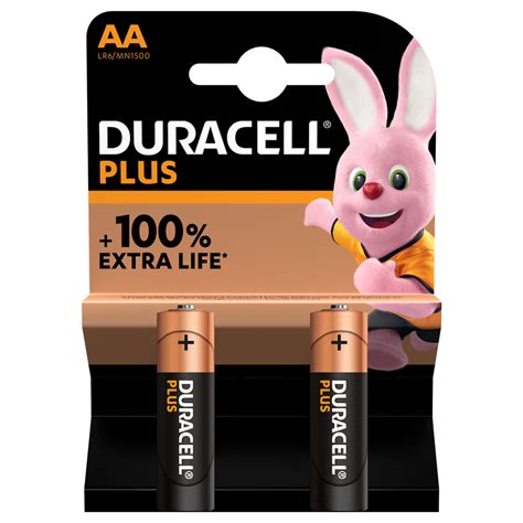 Duracell Plus Type Aa Alkaline Batteries