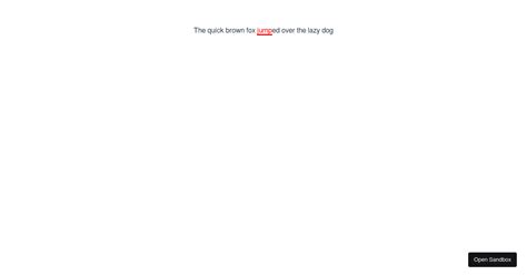 Highlight Words Vanilla Forked Codesandbox