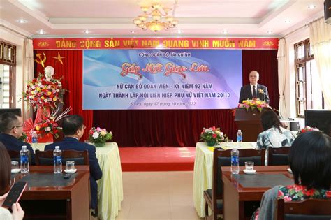 Công đoàn Bộ Tài chính gặp mặt kỷ niệm 92 năm thành lập Hội Liên hiệp