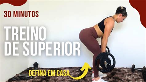 TREINO DE COSTA OMBRO E BÍCEPS COMPLETO EM CASA YouTube