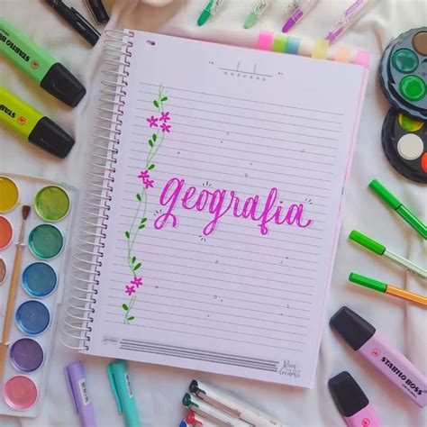 Títulos para caderno 14 ideias bonitas e fáceis de fazer Artesanato