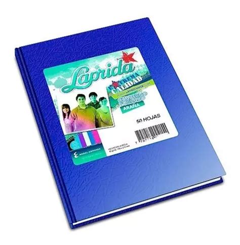 Cuaderno Escolar Laprida Forrado Azul Hojas Rayadas